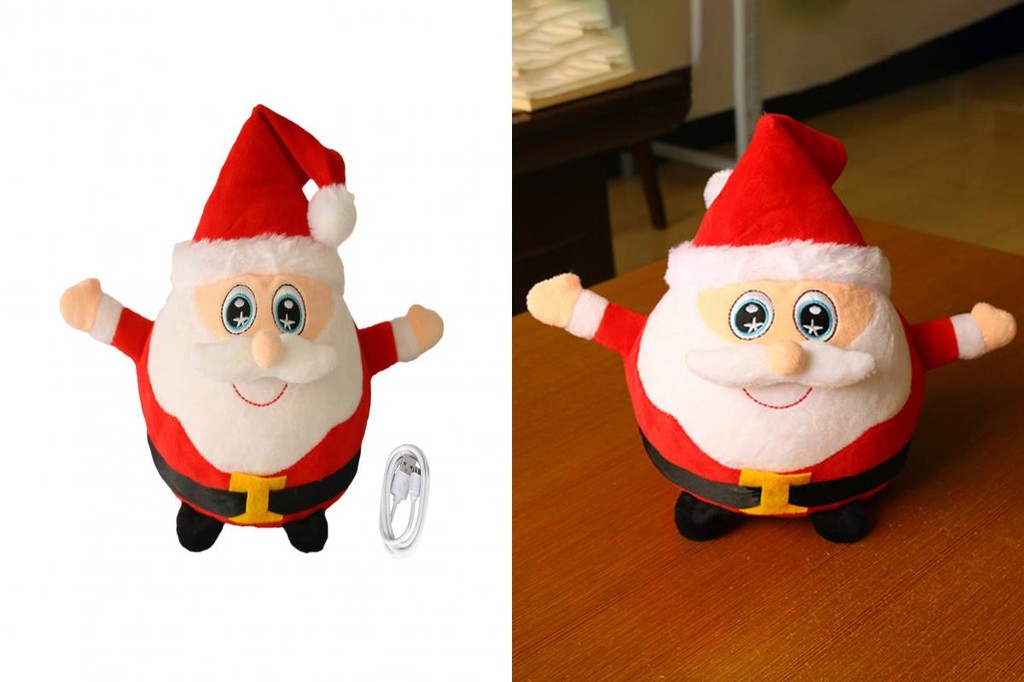 SIM| Electric Christmas Toy Jumping Santa Claus Toy Usb Rechargeable ...