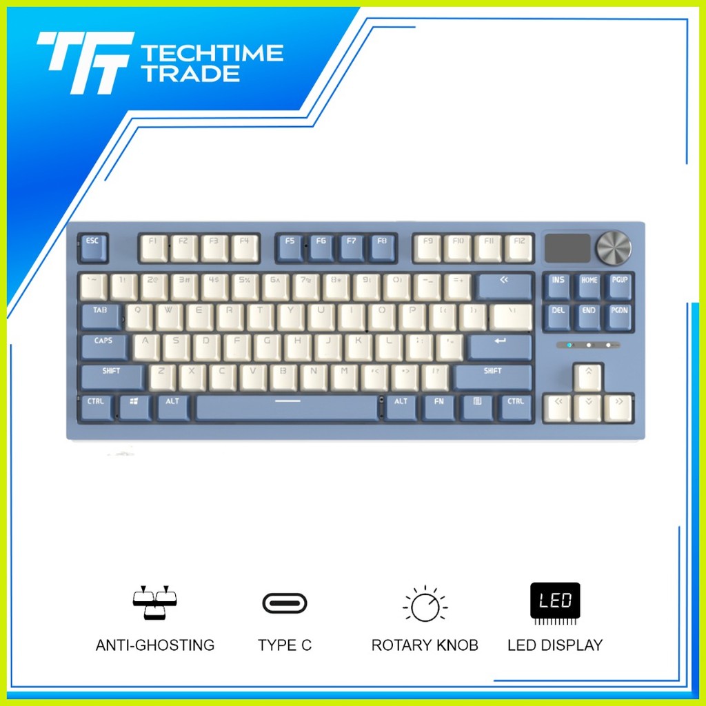 Gigaware Langtu LT84 84 Keys Tri-Mode Wired Hot-swappable Mechanical ...