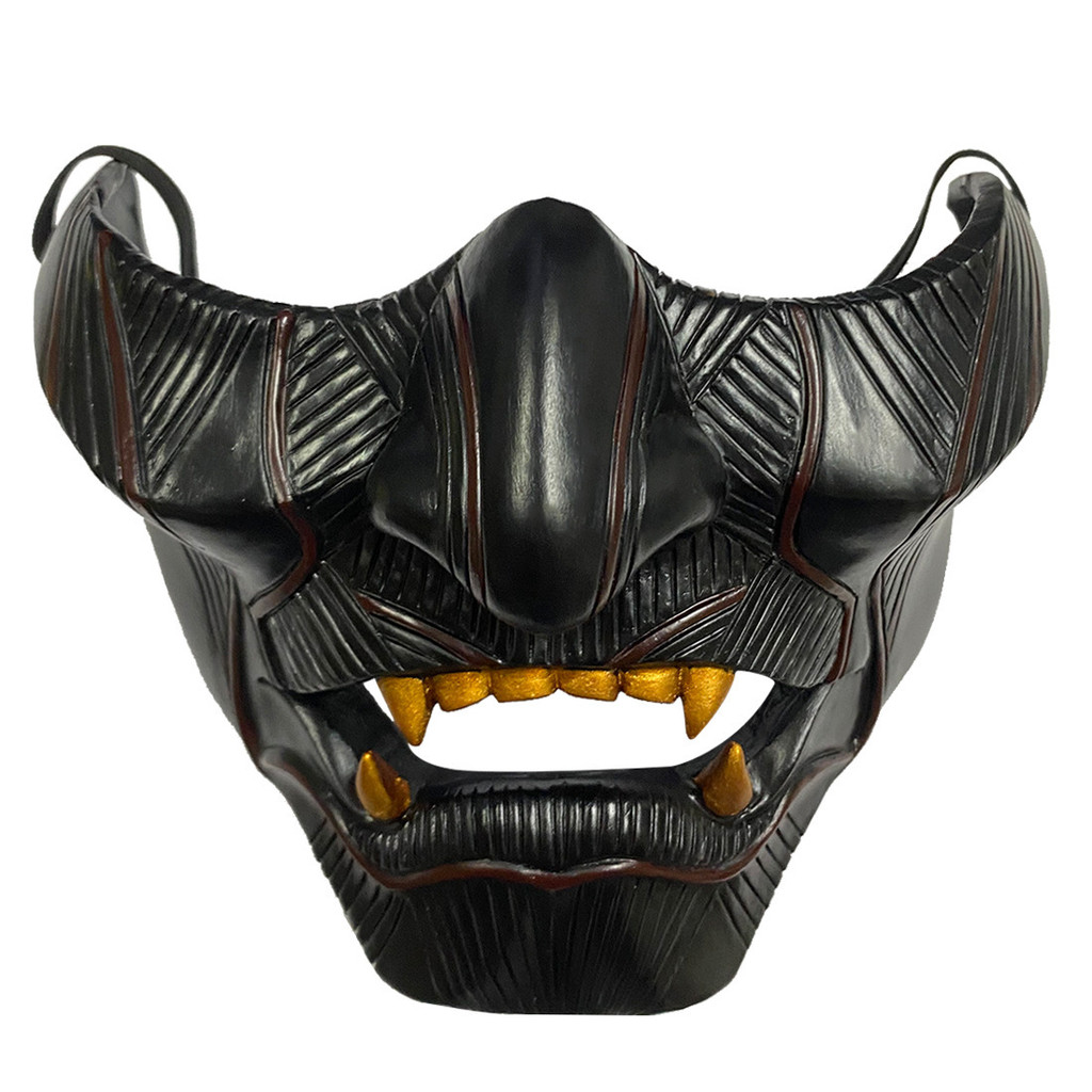 §≈ Ghost Of Tsushima Mask Jin Sakai Cosplay Half Samurai Warrior Face ...