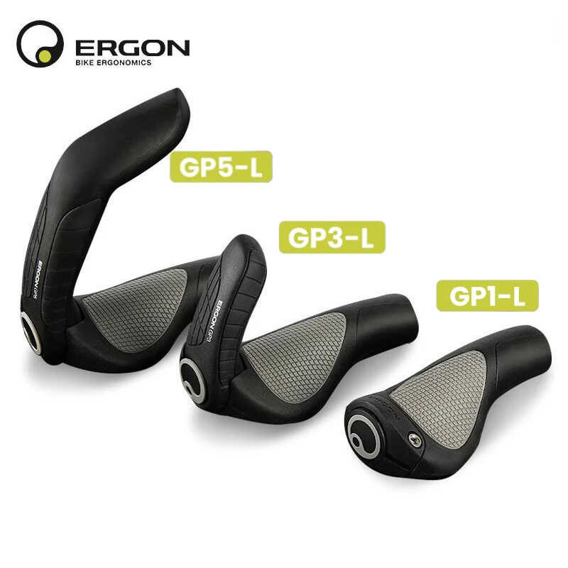 ERGON ☆ MTB Gp1 Gp3 Gp5 Ergonomics Rubber Shock-Proof Skid-Proof Lock ...