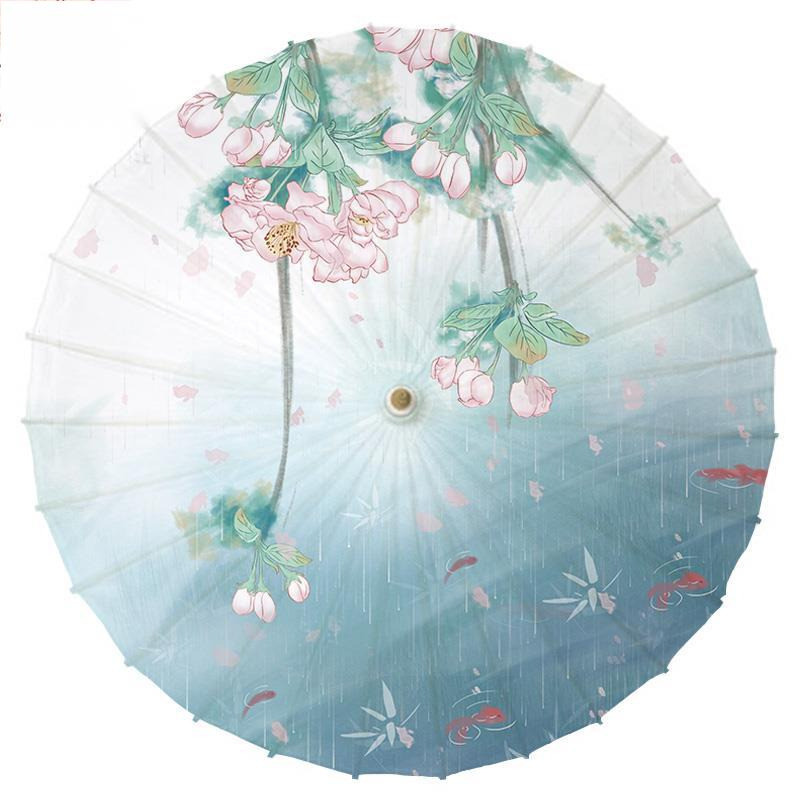 84Cm Rain Proof Sunscreen Oil Paper Umbrella Dance Performance Paraguas ...