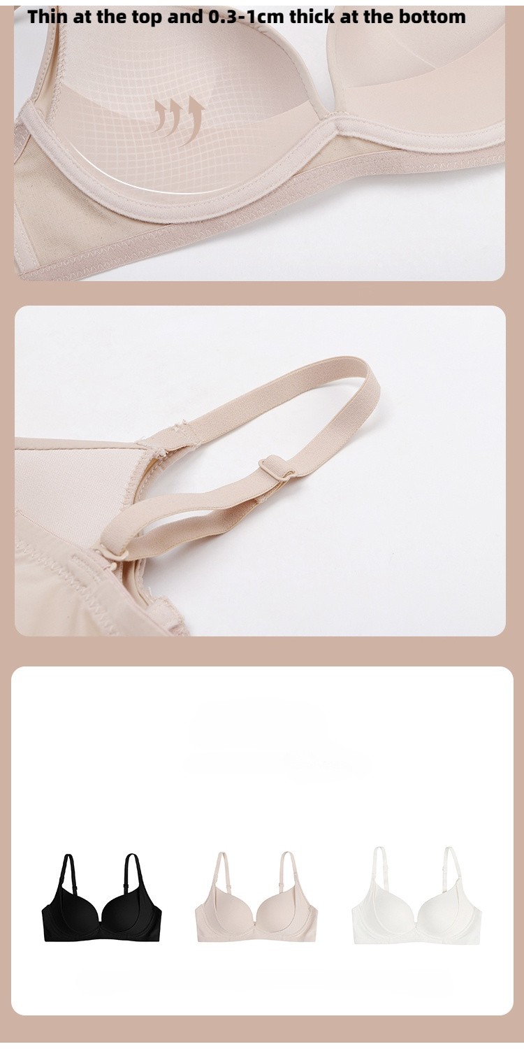 push up bra Seamless bra Soft sexy beautiful back bra Support Anti ...