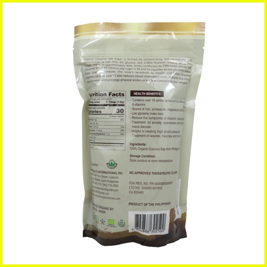 ⊙ ∇ Quezon's Best Organic Coconut Sap Sweetener / Coco Sugar / Vegan ...