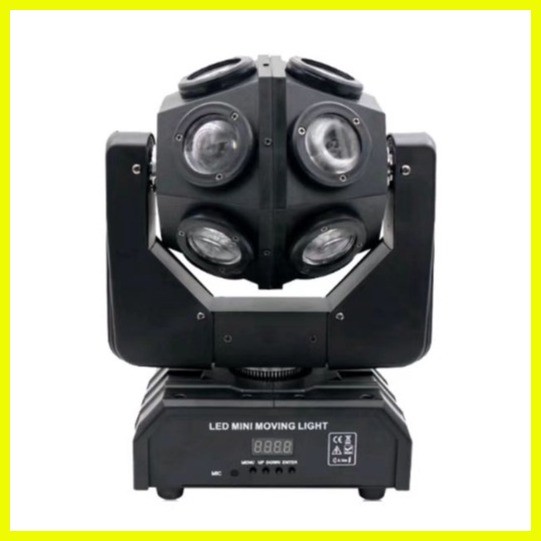 ∏ ๑ American Live LED Mini Moving Head Disco Stage Light ( RGBW 12pcs ...