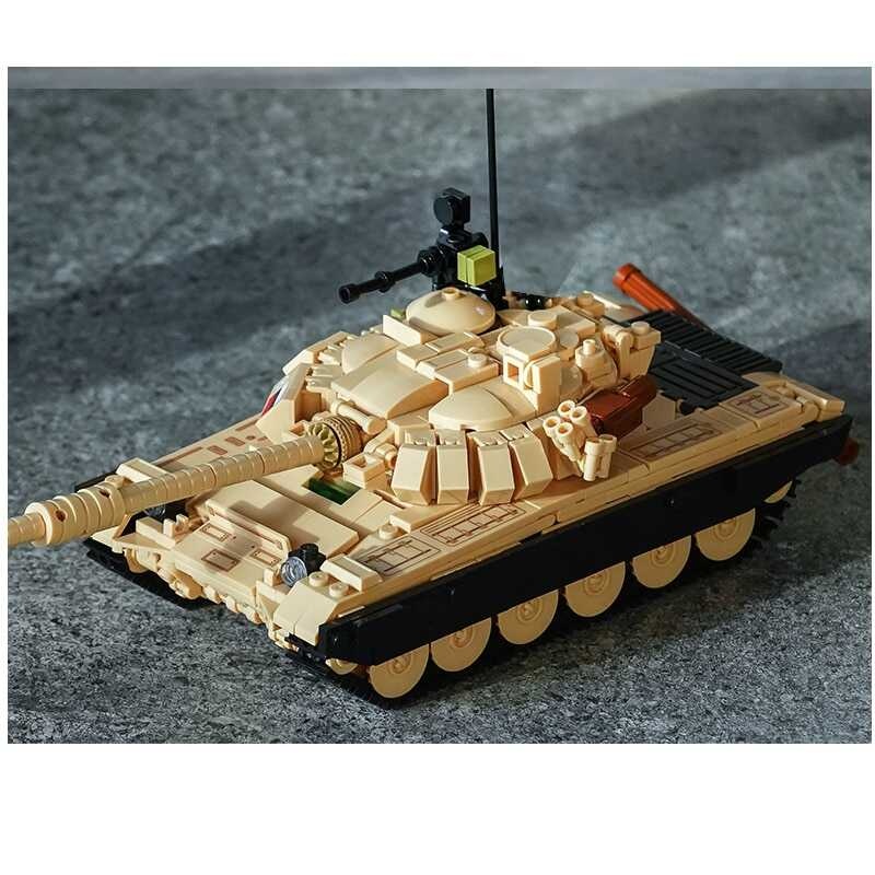Soviet Battle Tank T72 Panzer T34 M1a2 Model Building Bloc Kit Ww2 Army ...