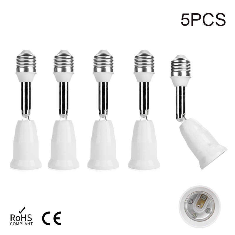 E26 E27 180 Degree Adjustable Extension Flexible Medium Ceramic Bulb ...