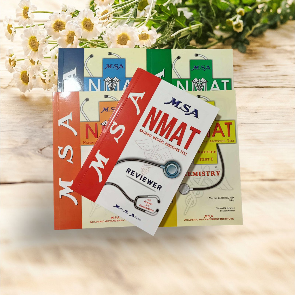 MSA NMAT National Medical Admission Test (5 Books) | Shopee Philippines