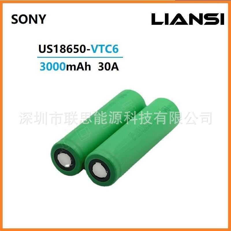 Original Vtc6 Capacity Power Lithium Battery 30A Discharge Sony Us18650 ...