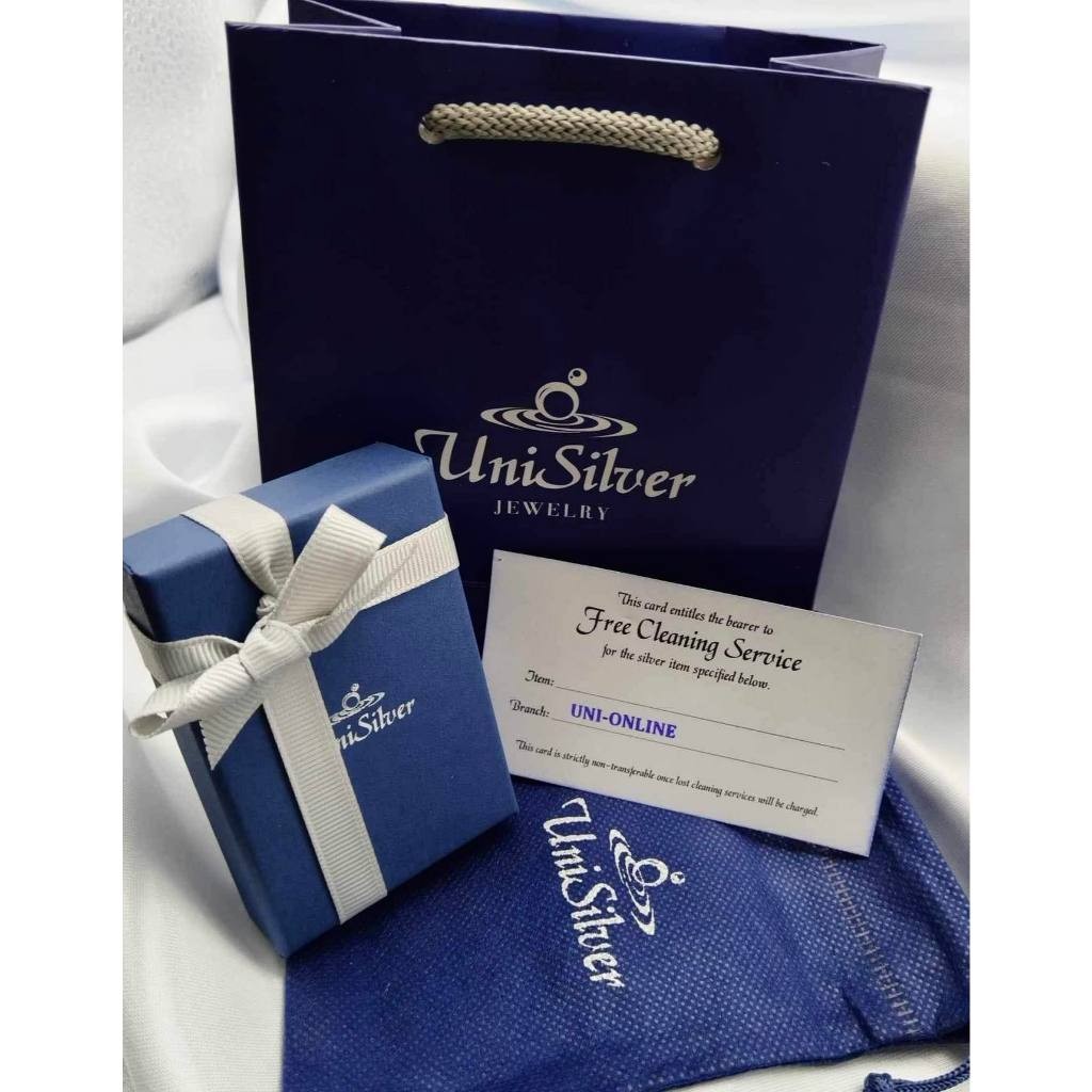 ♞Unisilver 925 Sterling Silver Bracelet (LB1348-1075) | Shopee Philippines