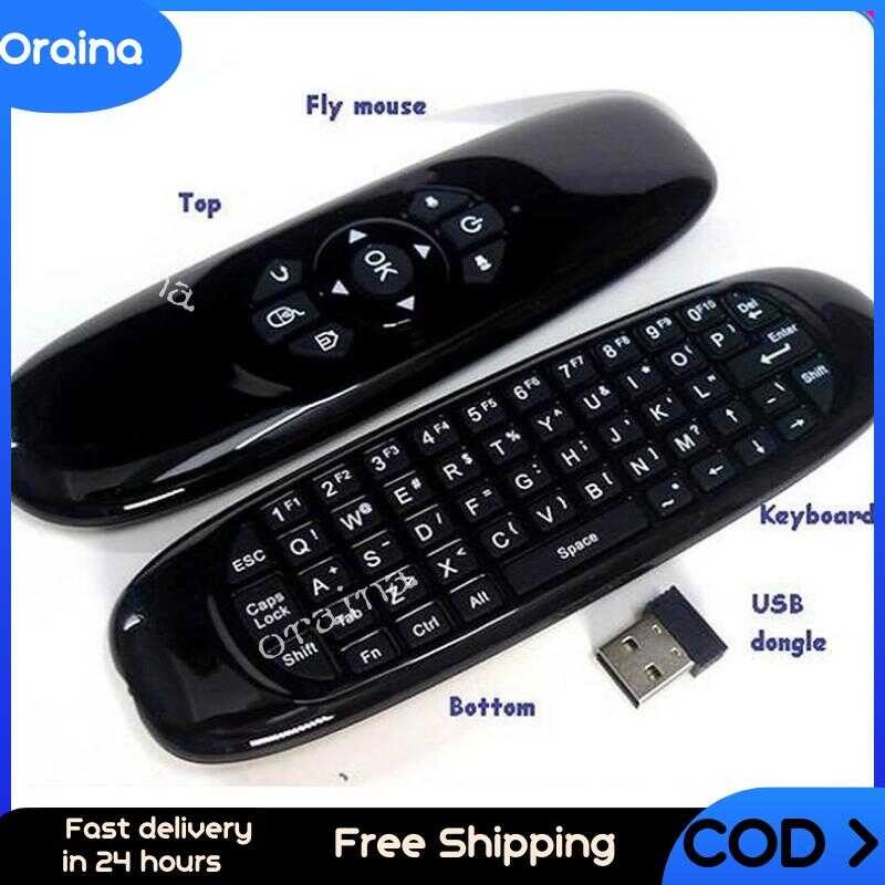 ORAINA --Air Mouse 2.4Ghz 6-Axis Sensor Backlit Dual-Sided 3-In-1 ...