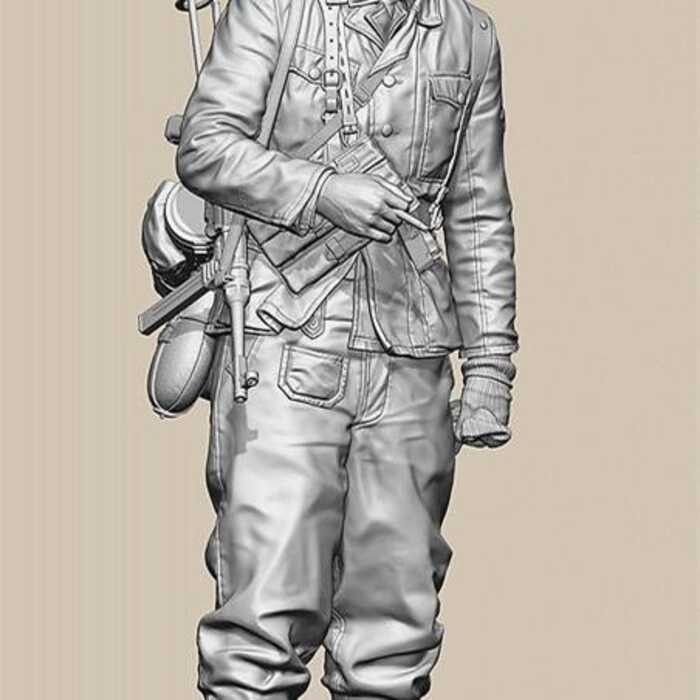 1/35 Resin Soldier Model White Mold Arden Campaign Soldier Model Serial ...