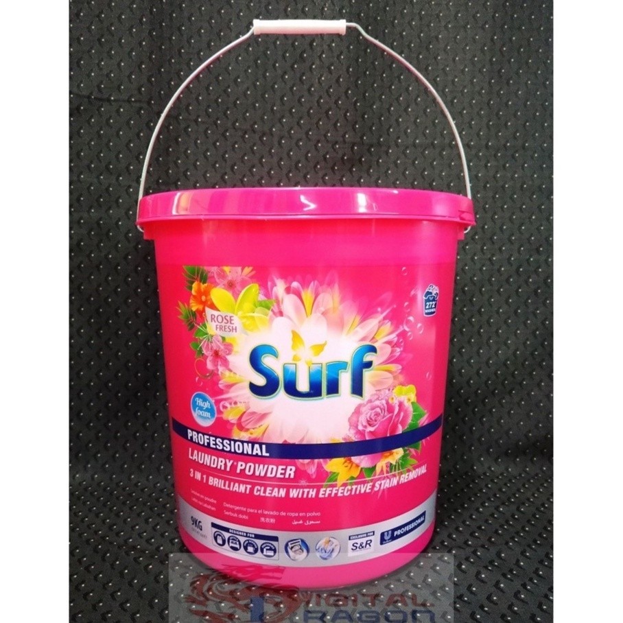 SURF, ROSE FRESH HIGH FOAM PROFESSIONAL LAUNDRY POWDER | 9kg ...