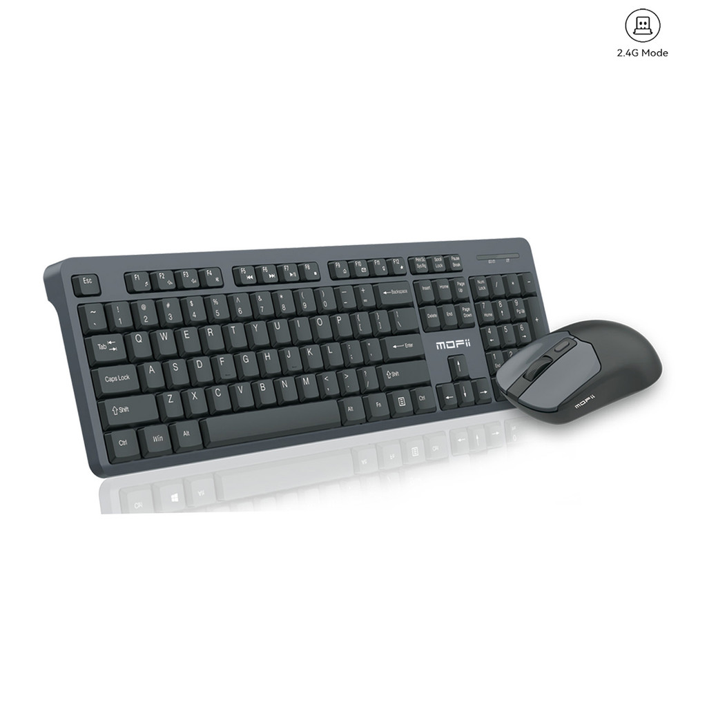 Full Size Wireless Keyboard Mouse Set 2.4Ghz Ergonomic Keyboard Mouse ...