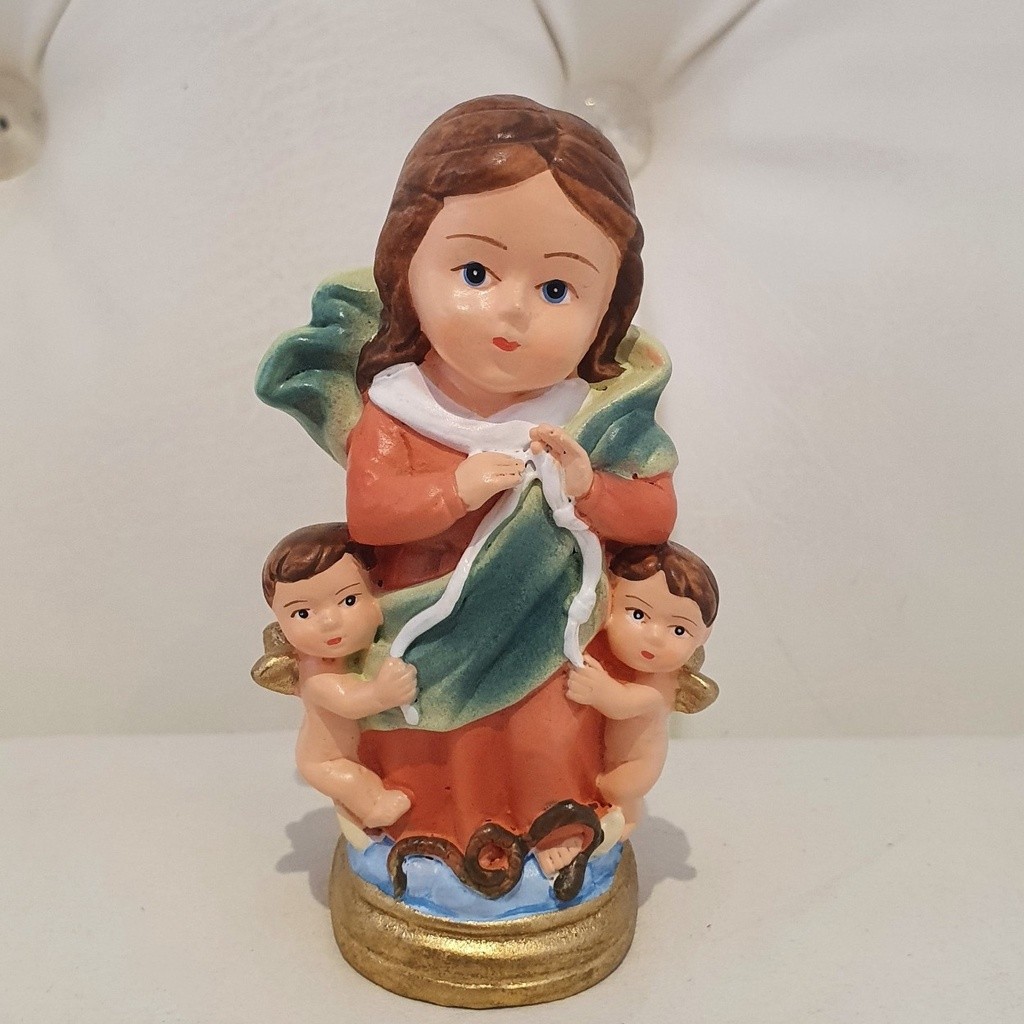 Bambini Chibi Mini Unoder of Knots Statue (Mama Mary Untier of Sins 9cm ...
