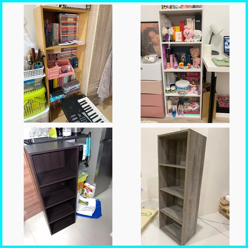 SWEETHOME-4-Tier Utility Cabinet/Bookcase/Storage Cabinet/Cabinet ...