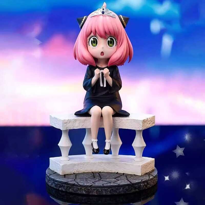 Spy X Family Princess Aniya Figure Cute Anime Girl 2D Model Case ...