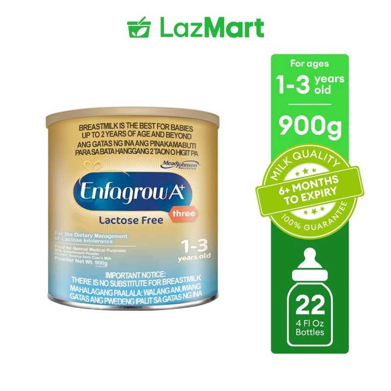 Enfagrow A+ Three Free 900G The Dietary Management Of Lactose Intolerance For 1-3 Years Old 94E ...