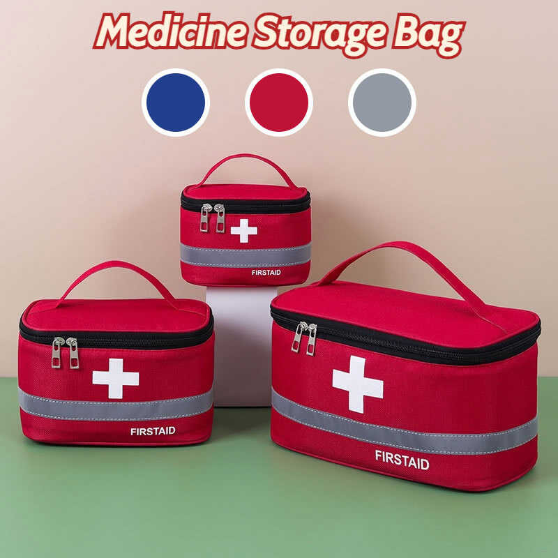 Portable First Aid Large Capacity Household Medicine Kit Storage ...