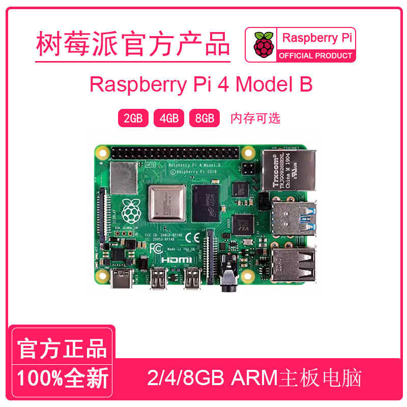 Raspberry Pi Type 4GB 4GB 8GB Raspberry Pi 4B Python Programming AI | Shopee Philippines