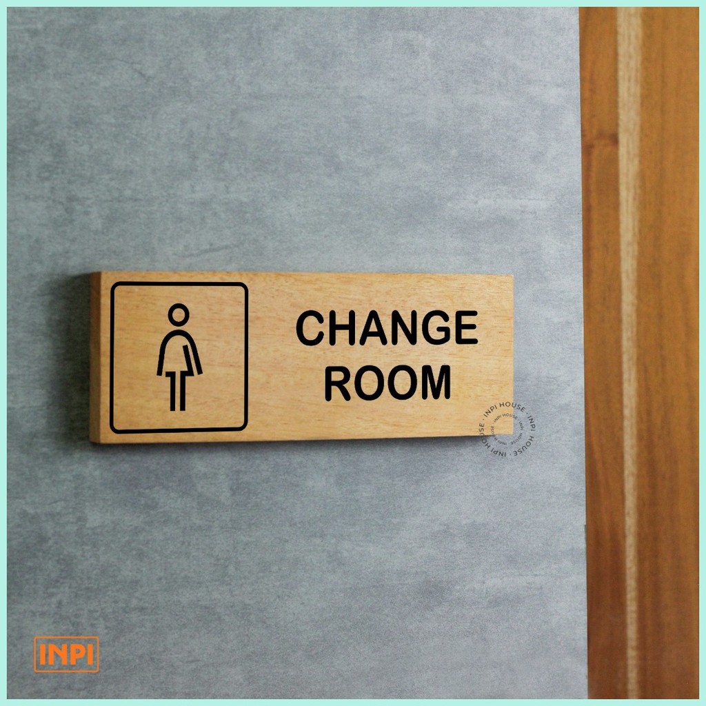 Women change room signage - wall sign - Women's Changing room Marker ...