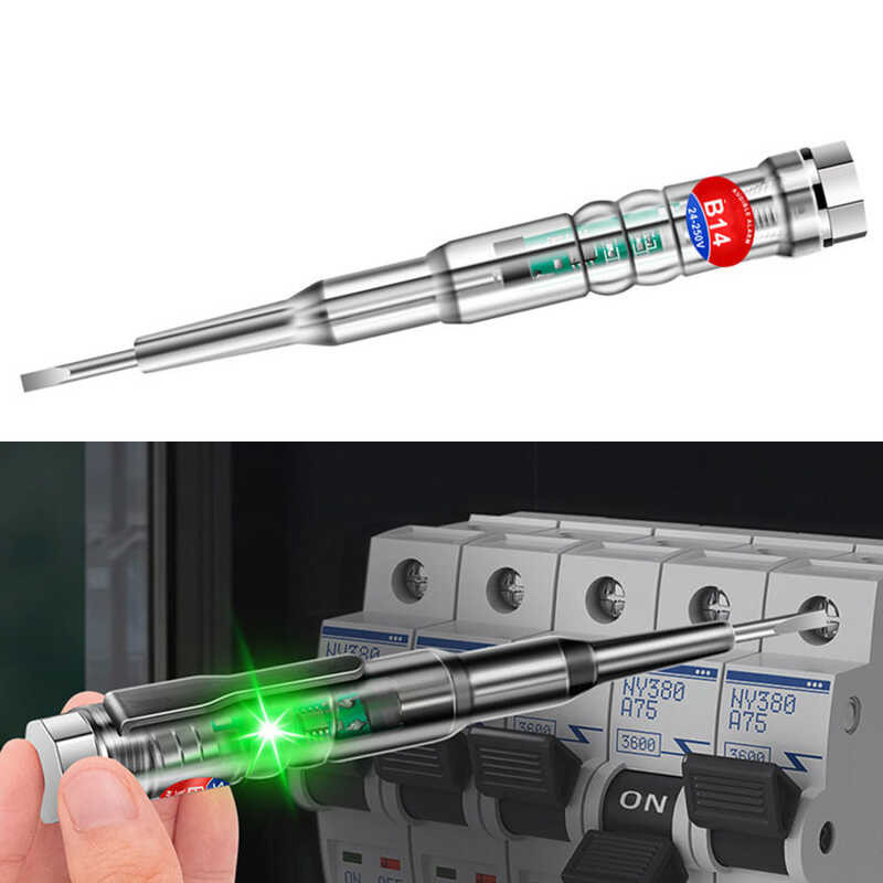 Voltage Test Pen 24-250V Electric Screwdriver Detector With Indicator ...