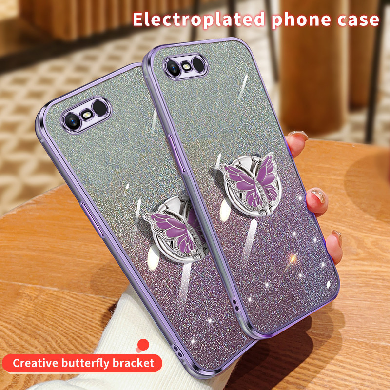 Casing oppo A60 phone case features a soft gold edged glossy ...