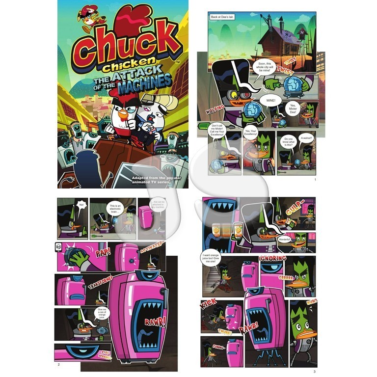 CHUCK CHICKEN SERIES 01 - 07 JILID :ZOMBIE INVASION VERSION ENGLISH ...