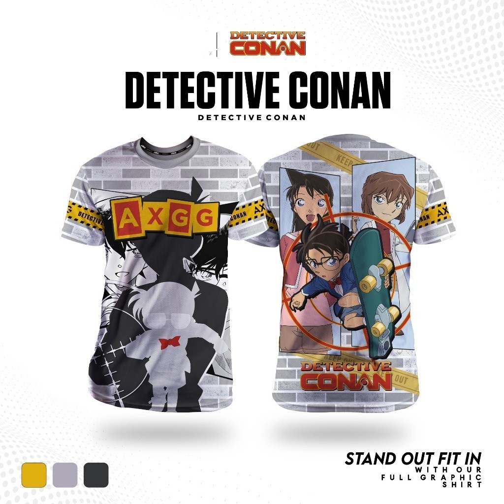 AXGG Limited Edition ' Detective Conan ' Anime Shirt | Shopee Philippines