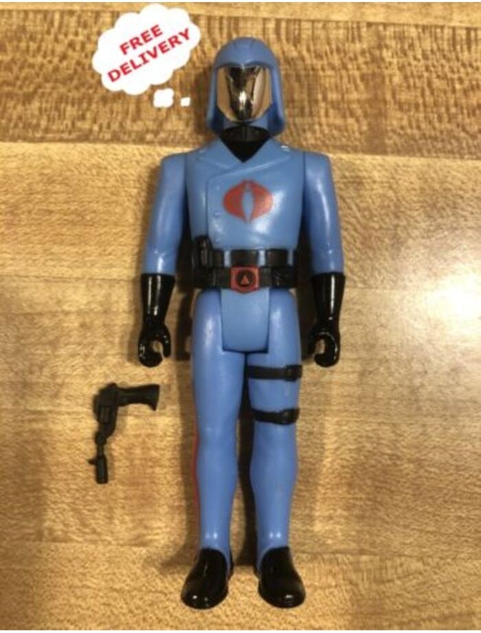 Cf G. I. Joe Cobra Commander Enemy Leader 3.75-Pulgada Reaction Doll ...