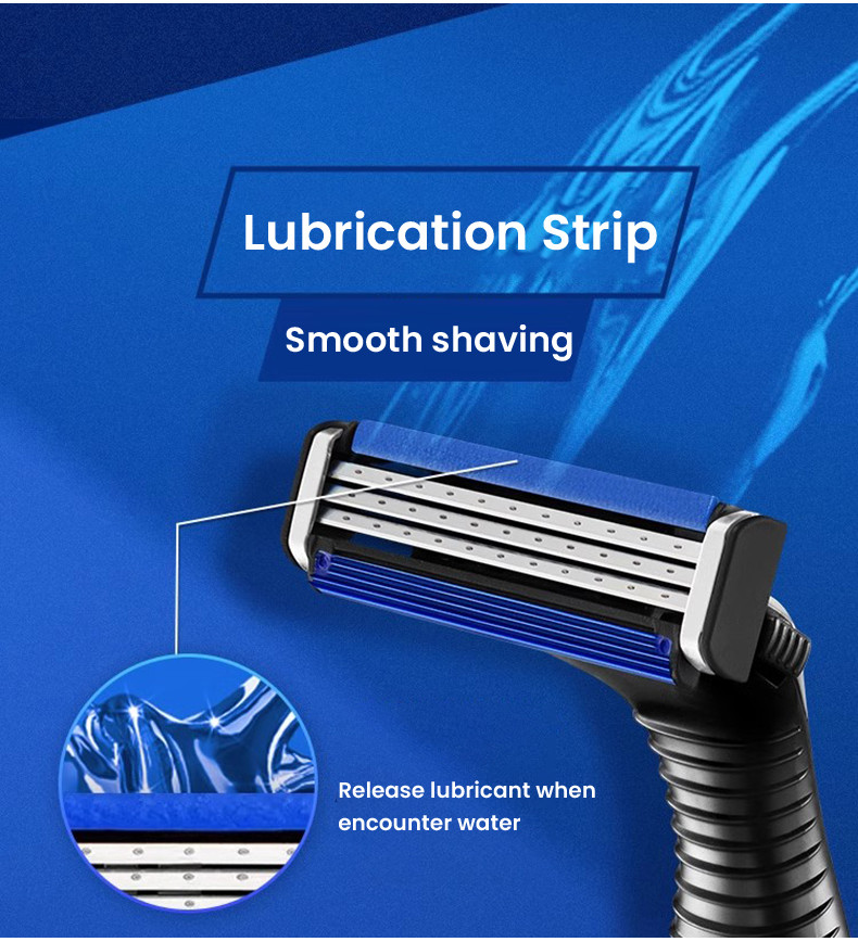 Gillette Vector 3 Shaver for Men 3 Layers Blade Smooth Shaving Safety ...