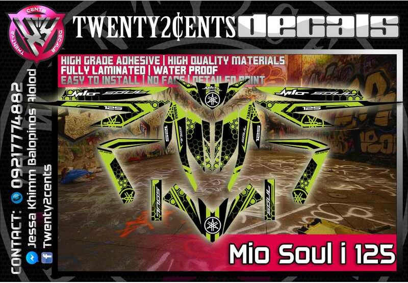 Mio Soul ☍ I 125 Sticker /Decals Honeycomb | Shopee Philippines