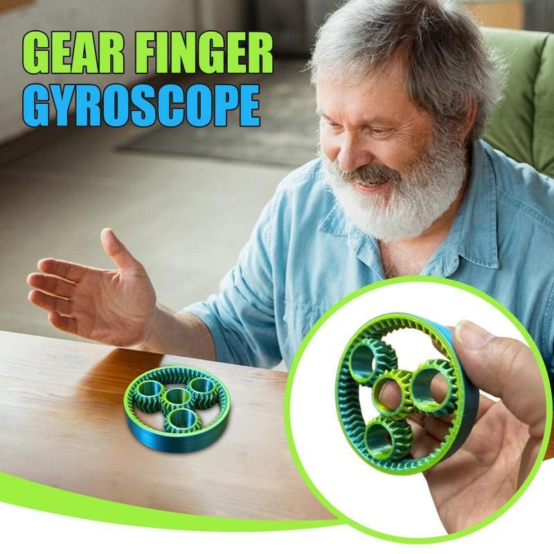 3D Printed Ball Spin Sphere Cube Fidget Toy Chain Gyro Activity Gear ...
