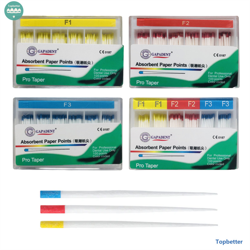 Dental Absorbent Paper Points F1-F3 F1 F2 F3 for Protaper Files 1 Box ...
