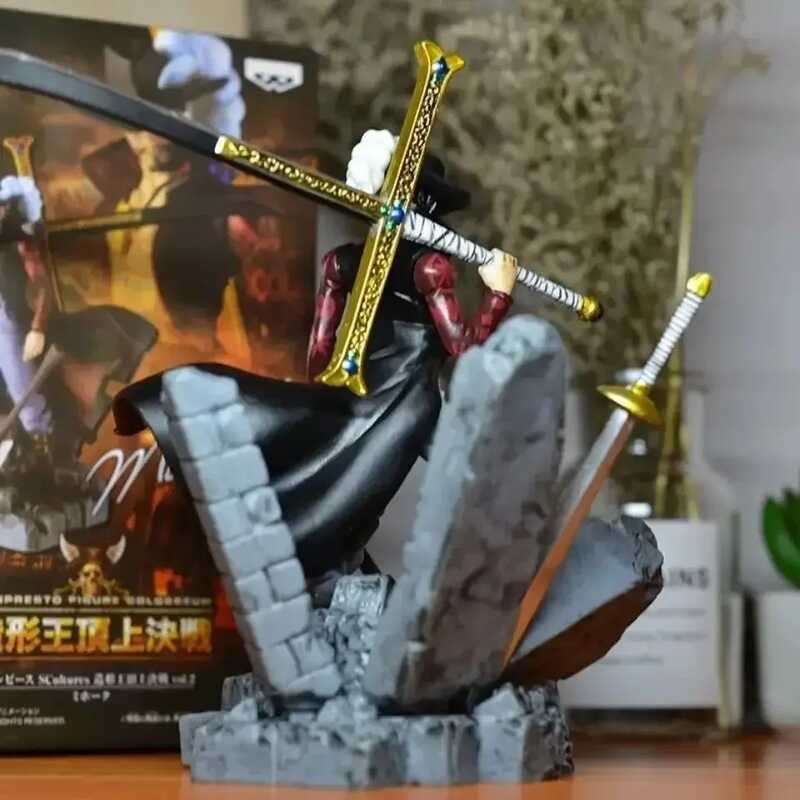 36 15Cm One Piece Figures Dracule Mihawk Figure Anime Pvc Gk Figurine ...
