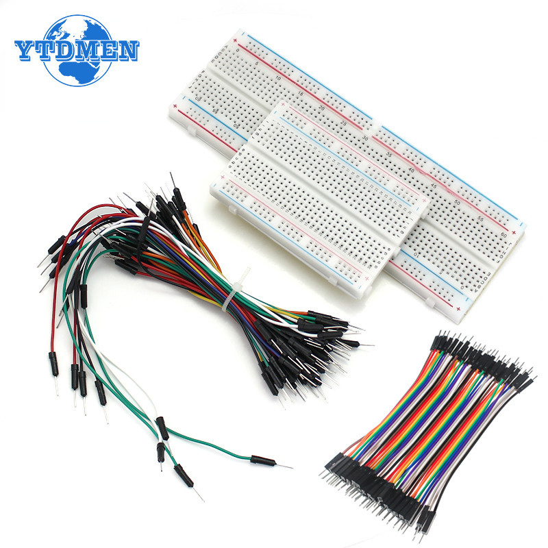 Mb102 Solderless Tie 400 Points PCB Breadboard Jumper Wire Dupont E 10/15/20/30/40Cm DIY Mini ...