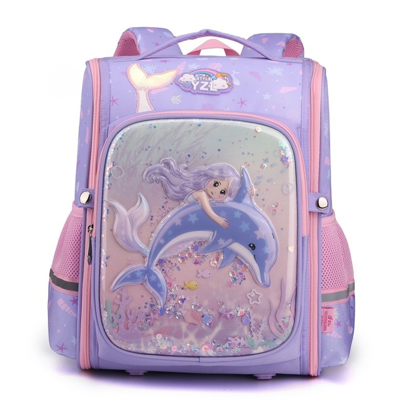 Primary Girls Mer Boys Dinosaur Cartoon Schoolbags New 3D Children ...