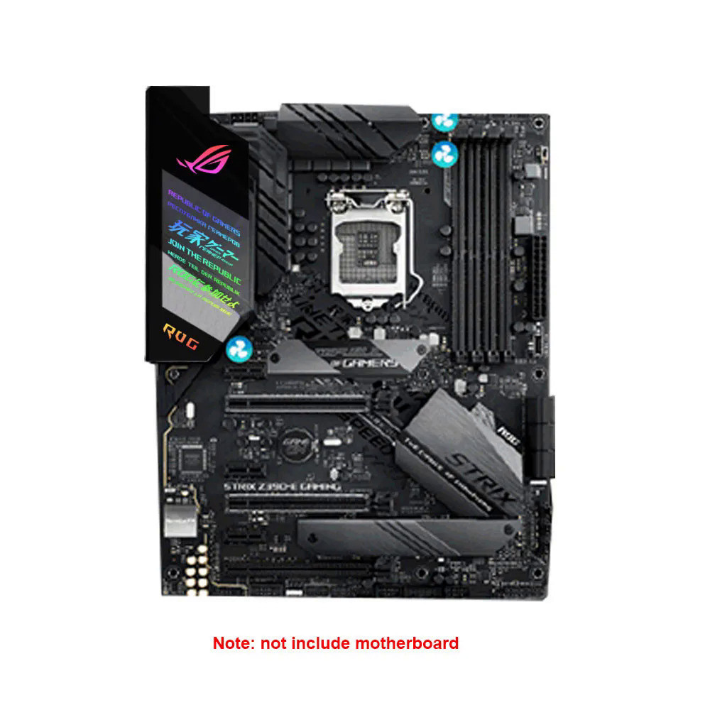 Motherboard IO ARGB Panel DIY 5V ROG ATX Mainboard Lightboard,Mod MOBO ...