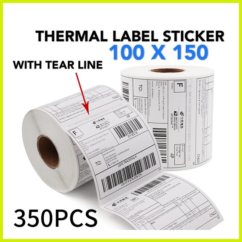 A6 Shopee Waybill Thermal Label Paper Shipping Label Courier Express ...