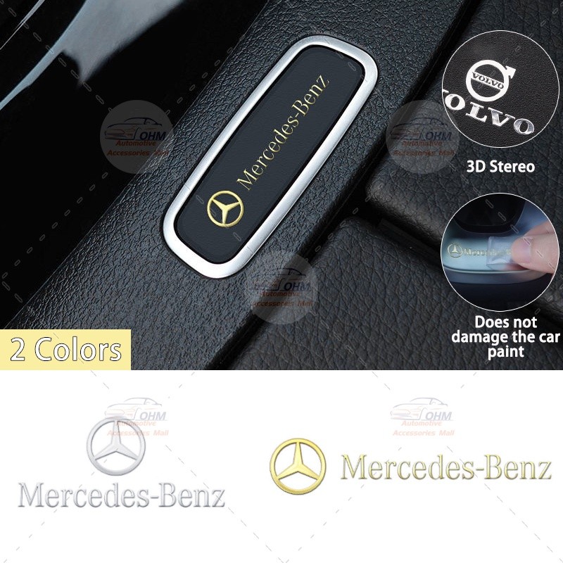 metal sticker For decorating the steering wheel of Mercedes Benz W203 ...