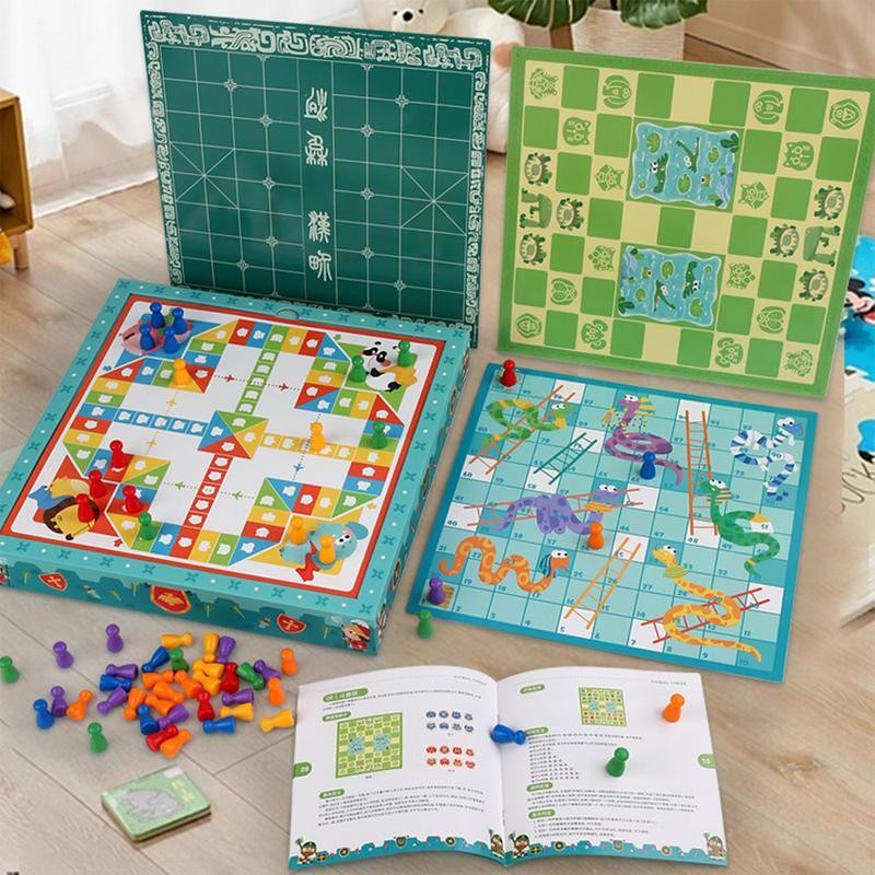 And Set Educational Math Learning Board Game Snakes & Ladders Multi ...
