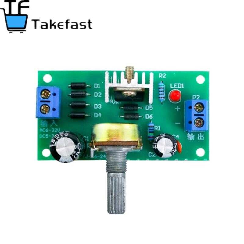 LM317 Kit Continuous Adjustable DC Power Supply DIY Teaching Training ...