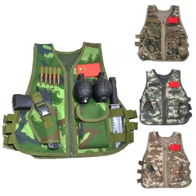 Kids Vest CS Game Hunting Clothes Children Cosplay Costume Airsoft ...