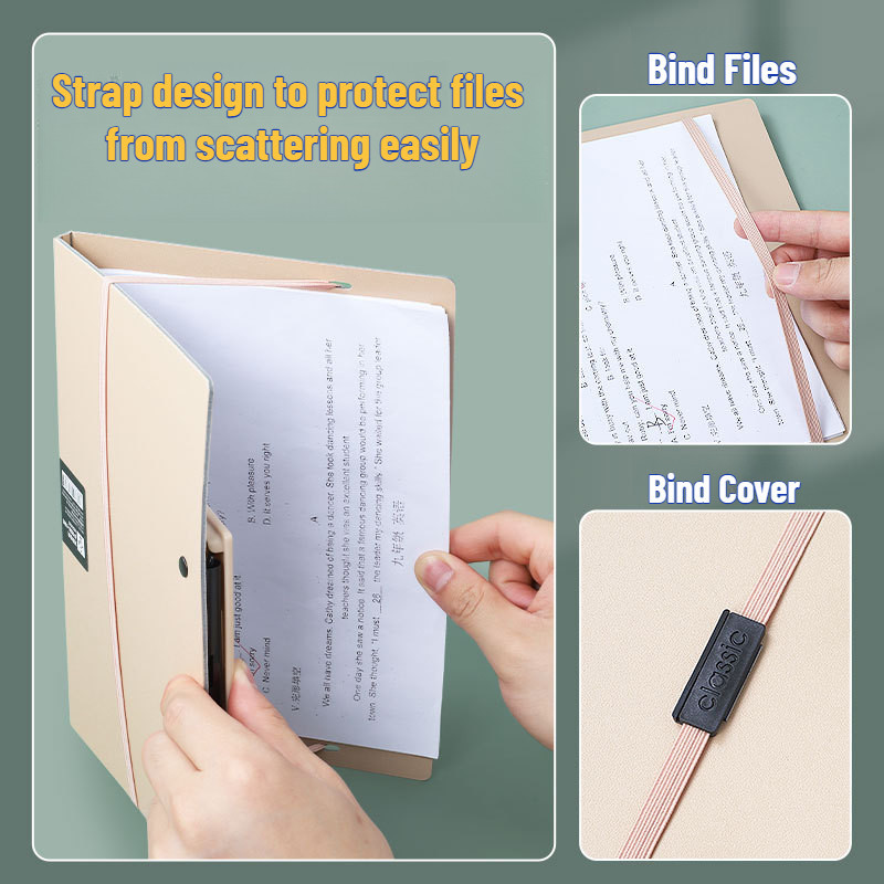 A4/Long Foldable Clipboard File Folder Paper Organizers Low Profile ...