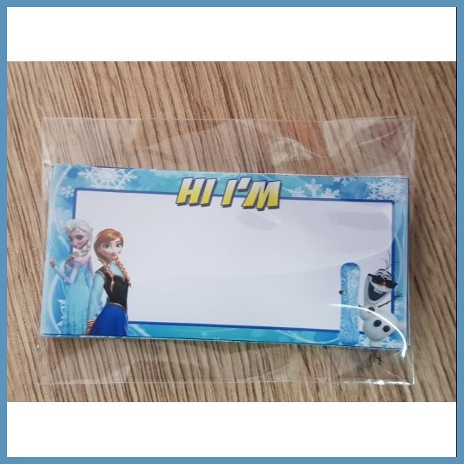 DISNEY FROZEN PARTY NAME TAGS (10pcs/pack) | Shopee Philippines