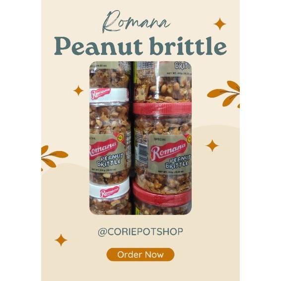 ROMANA PEANUT BRITTLE FROM BAGUIO | Shopee Philippines