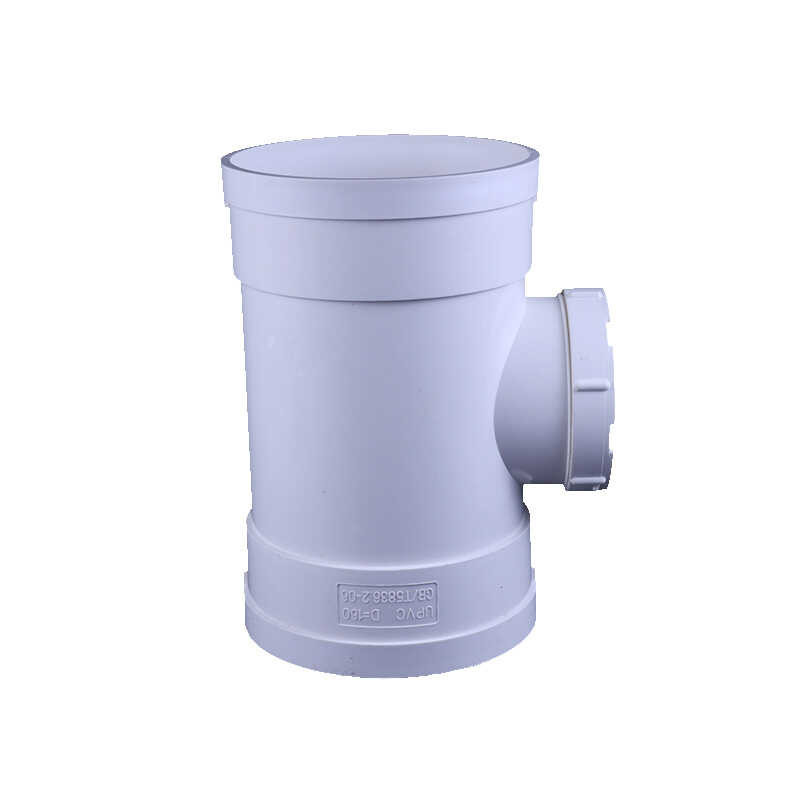 Pipe PVC Drain Fittings Vertical Inspection Tee Vertical Pipe ...