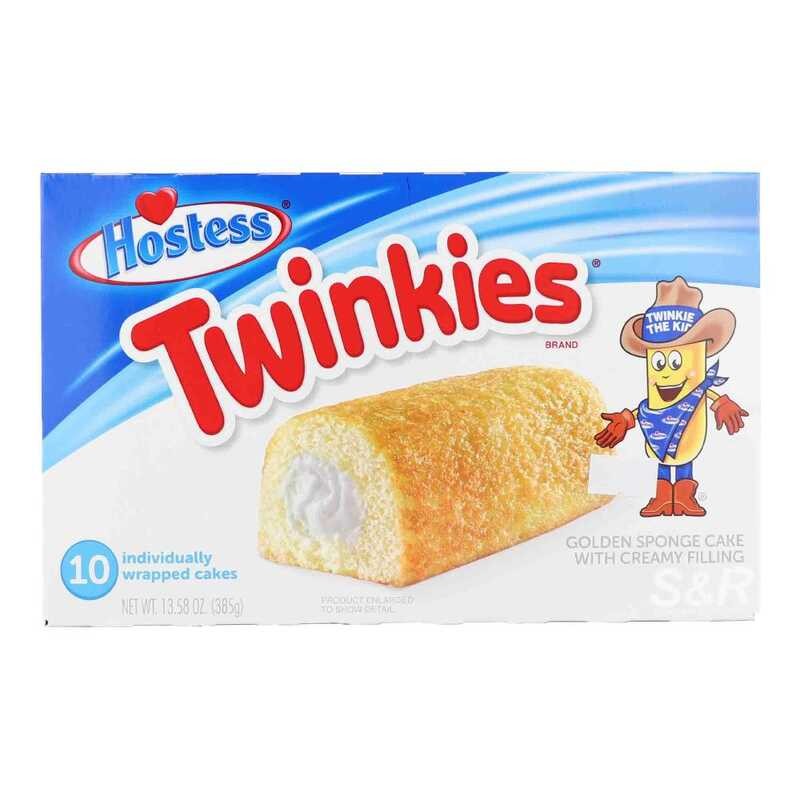Hostess Twinkies Golden Sponge Cake (38.5G X 10Pcs) Gjhj | Shopee ...