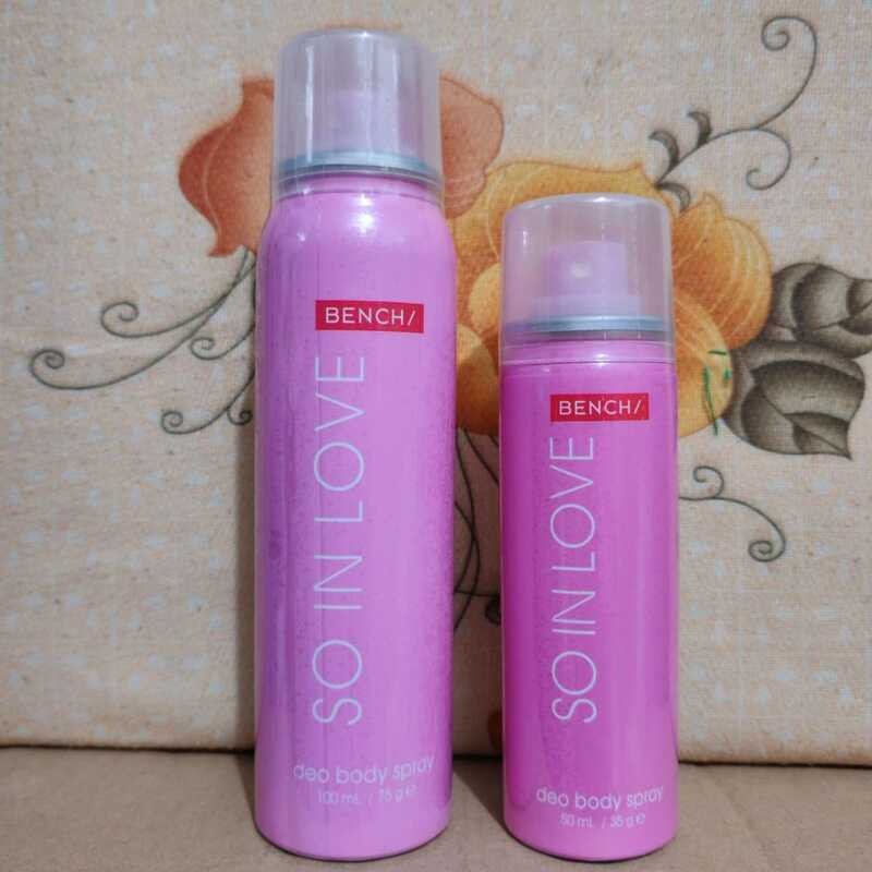 bench body spray SO IN LOVE / TICKLED PINK / BARE MO NOT 100ml / 50ml 6 ...