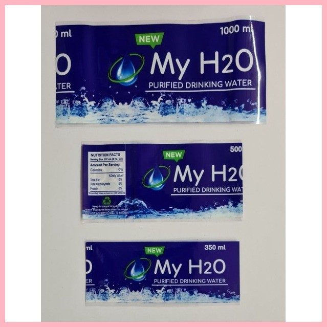 MY H2O GENERIC SHRINKABLE PET BOTTLE LABEL | Shopee Philippines