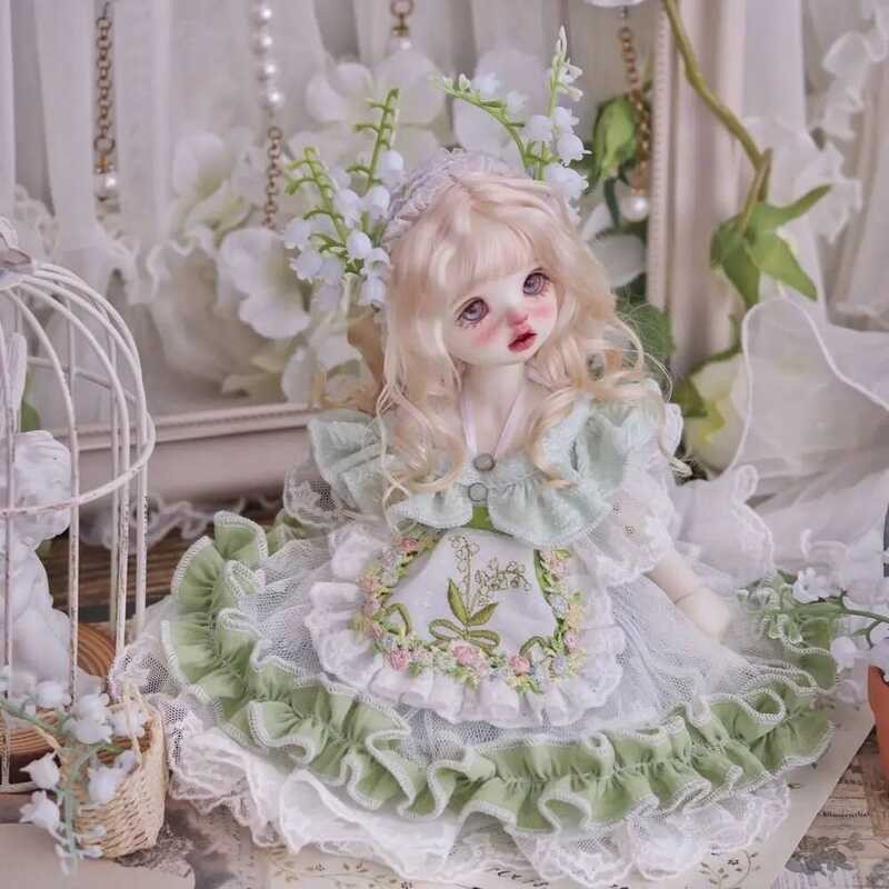 olita New 1/6 BJD Doll Outfit Set Pretty Cute Maid Dress Chinese-Style ...